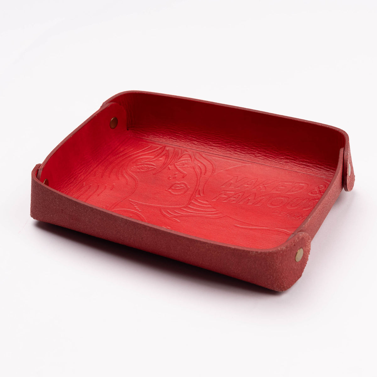 Valet Tray - Bovine Leather - Red – Naked & Famous Denim NYC